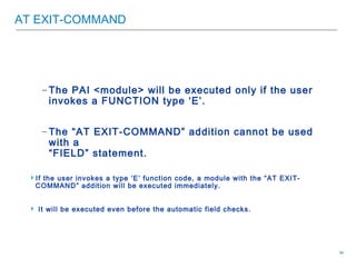Module pool programming | PPT