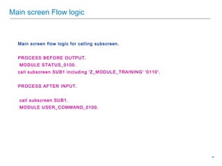 Module pool programming | PPT