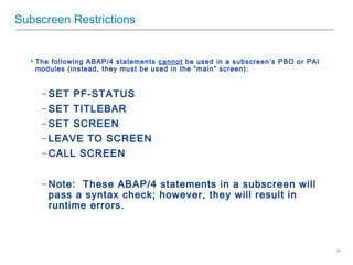 Module pool programming | PPT