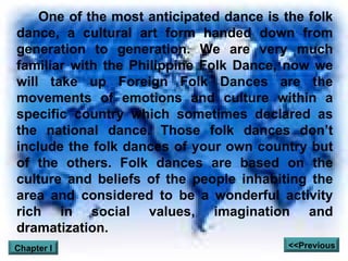 Module Presentation Selected Foreign Folk Dances | PPT