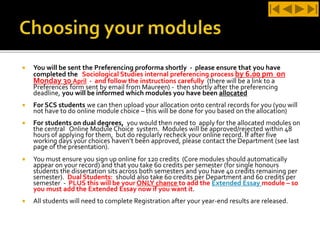 Module presentation level 3 2018 | PPT