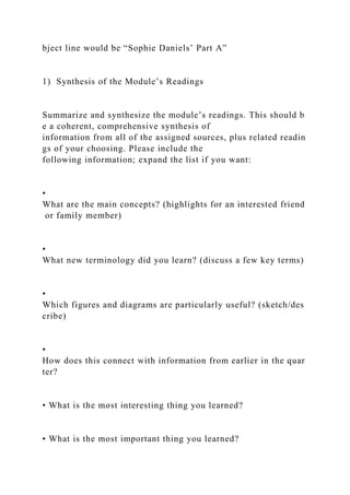 Module Q&A” Assignment Instructions — Online ENVS 100 .docx