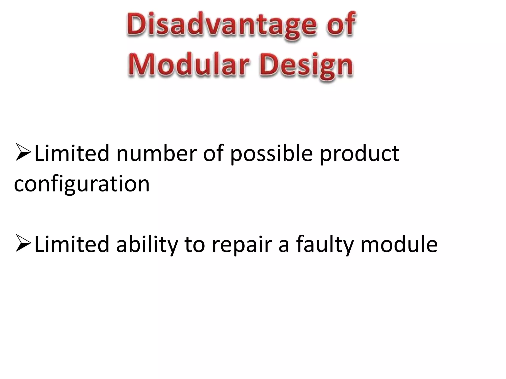 Moduler designing and standardization presenations | PPTX