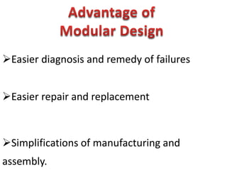 Moduler designing and standardization presenations | PPTX