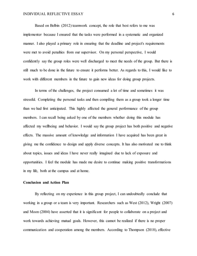 Module reflection | DOCX | Homework and Study | Education