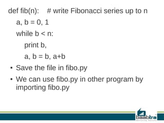 Modules in Python | PPT