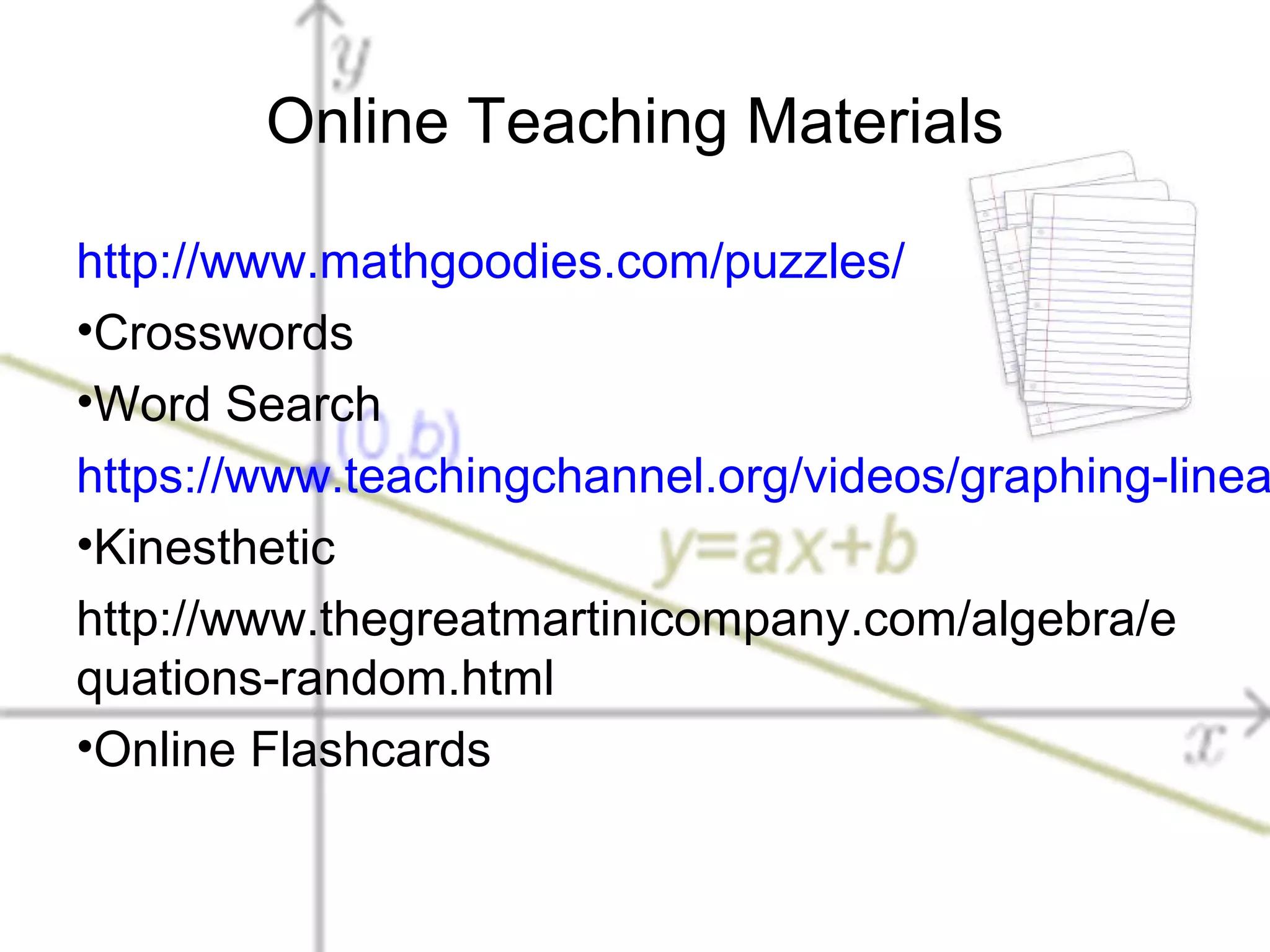 MAT Technology Modules Math | PPT