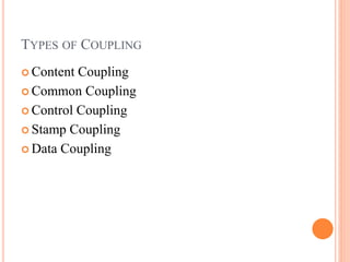 Modules and modularization criteria | PPTX