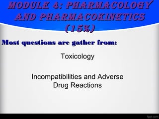 Pharmacists Licensure Exam Modules | PPT