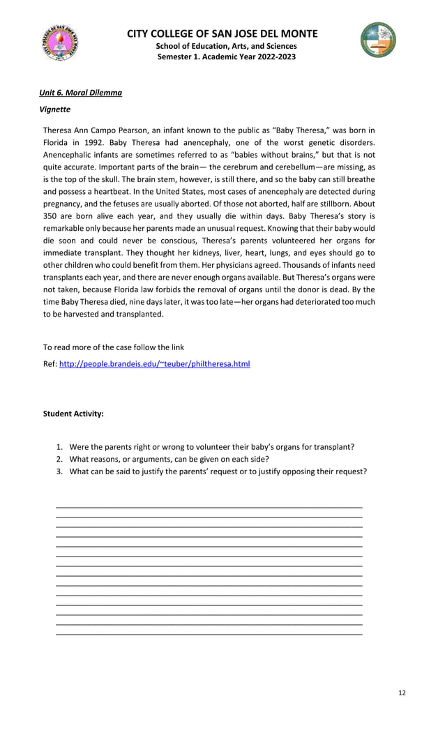 Modules in Ethics_updated (1).pdf | Secondary Education | Education