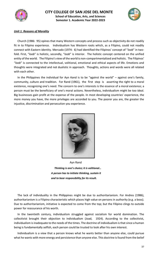 Modules in Ethics_updated (1).pdf | Secondary Education | Education