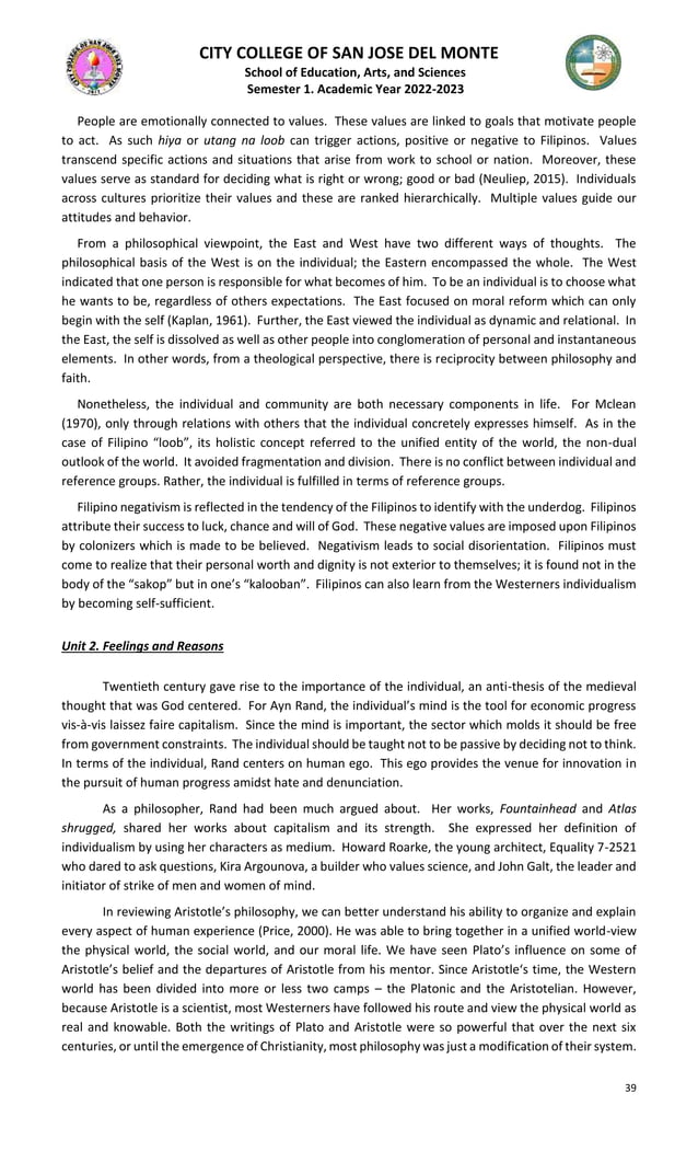 Modules in Ethics_updated (1).pdf | Secondary Education | Education