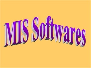 Modules in mis | PPT