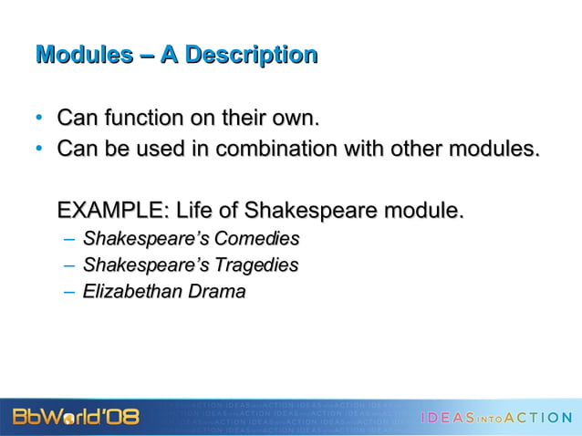 Introduction to Modules | PPT