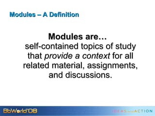 Introduction to Modules | PPT