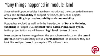 Modules of the twenties | PPT