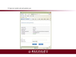 Module Specification Management | PPT