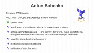 What you see is what you get for AWS infrastructure | PPT