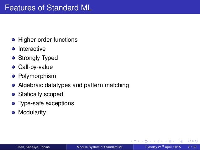 Module System In Standard Ml