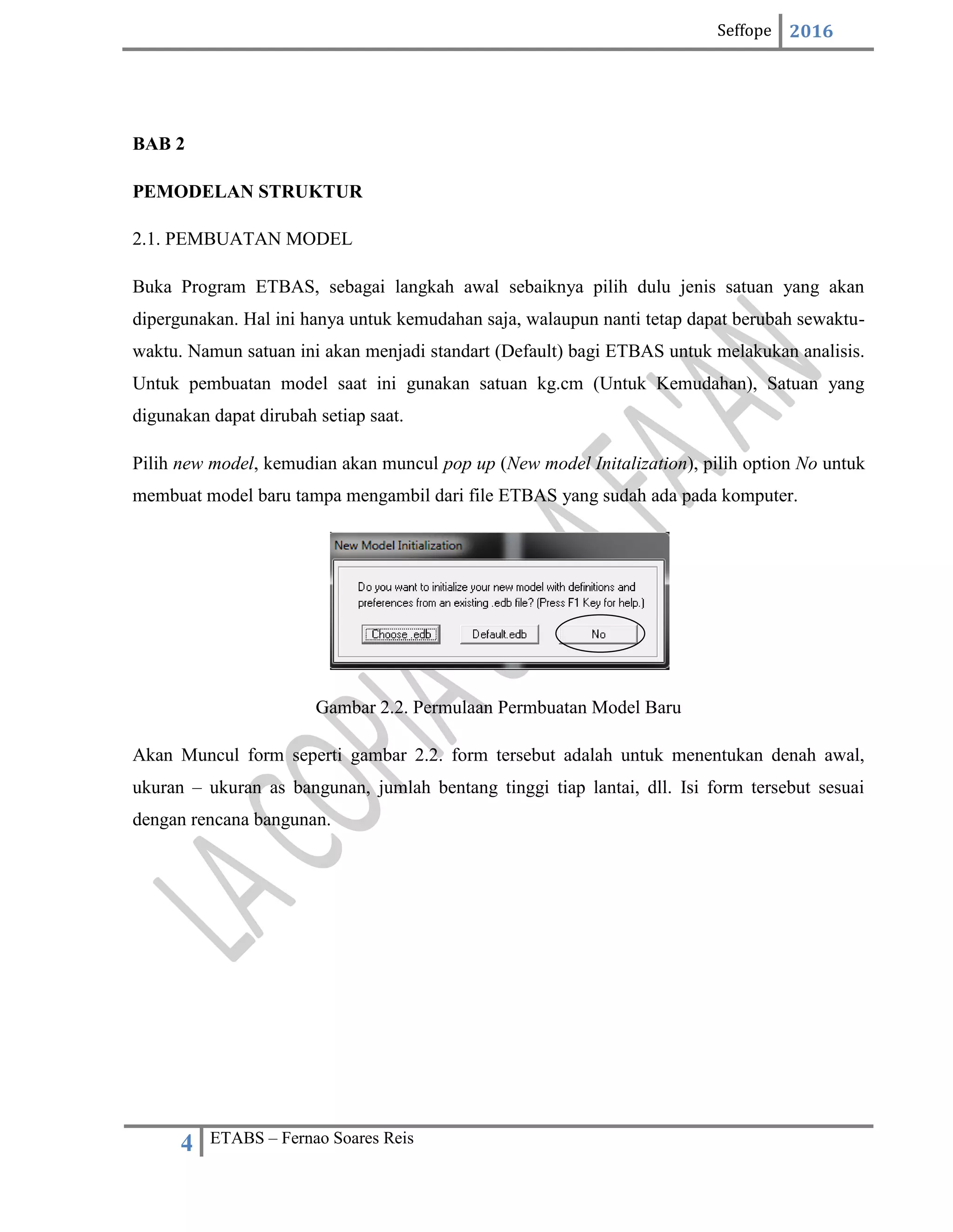 Modul etabs seffope (1) | PDF