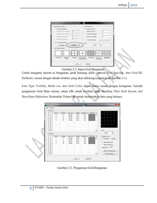 Modul etabs seffope (1) | PDF