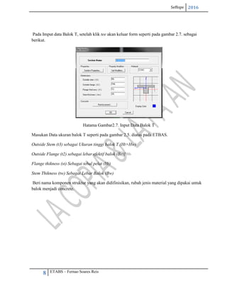 Modul etabs seffope (1) | PDF