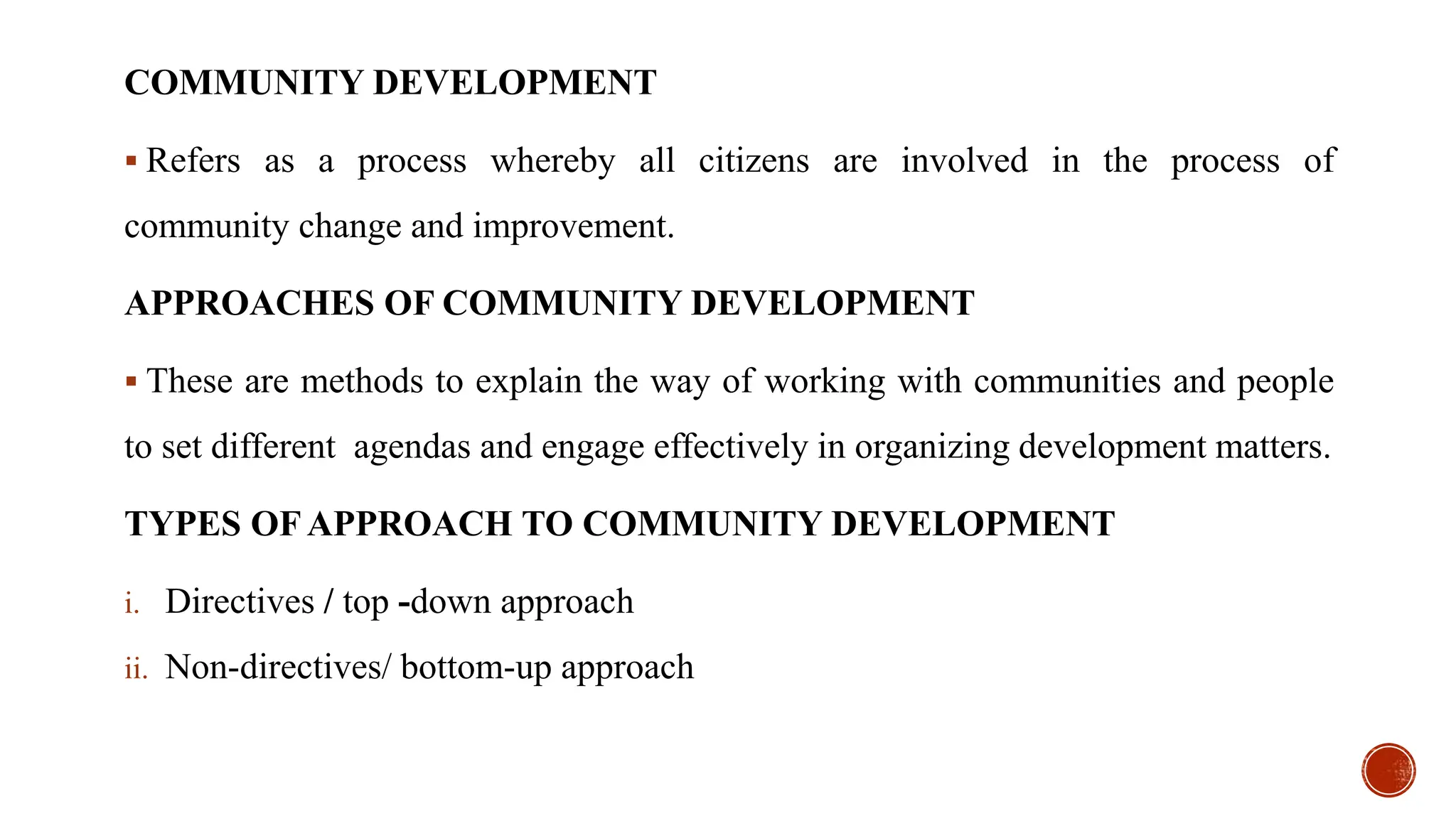 COMMUNITY DEVELOPMENT THEORY AND PRACTICE MODULE THREE.pptx