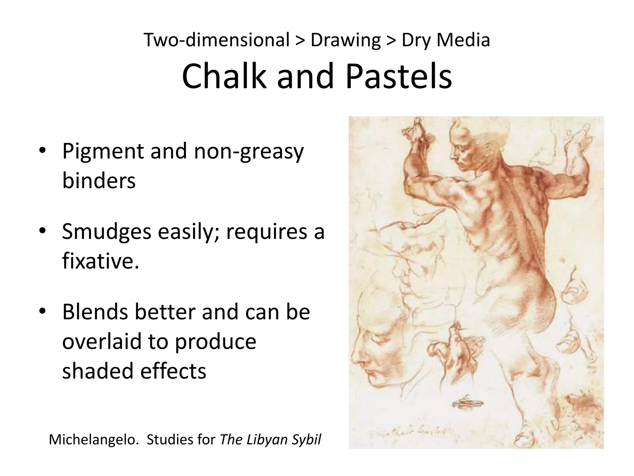 Two-Dimensional Fine Art Media | PPTX