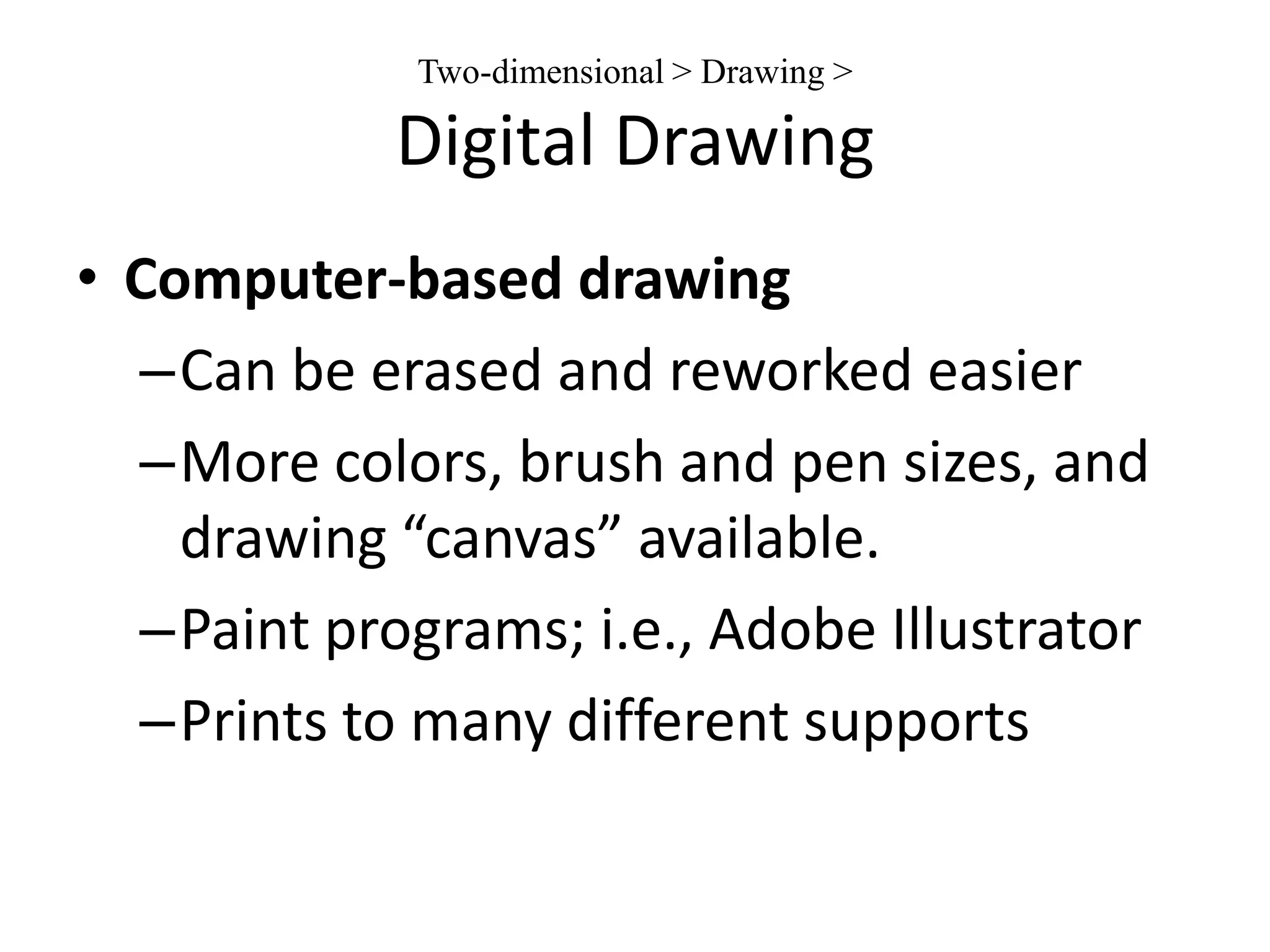 Two-Dimensional Fine Art Media | PPTX