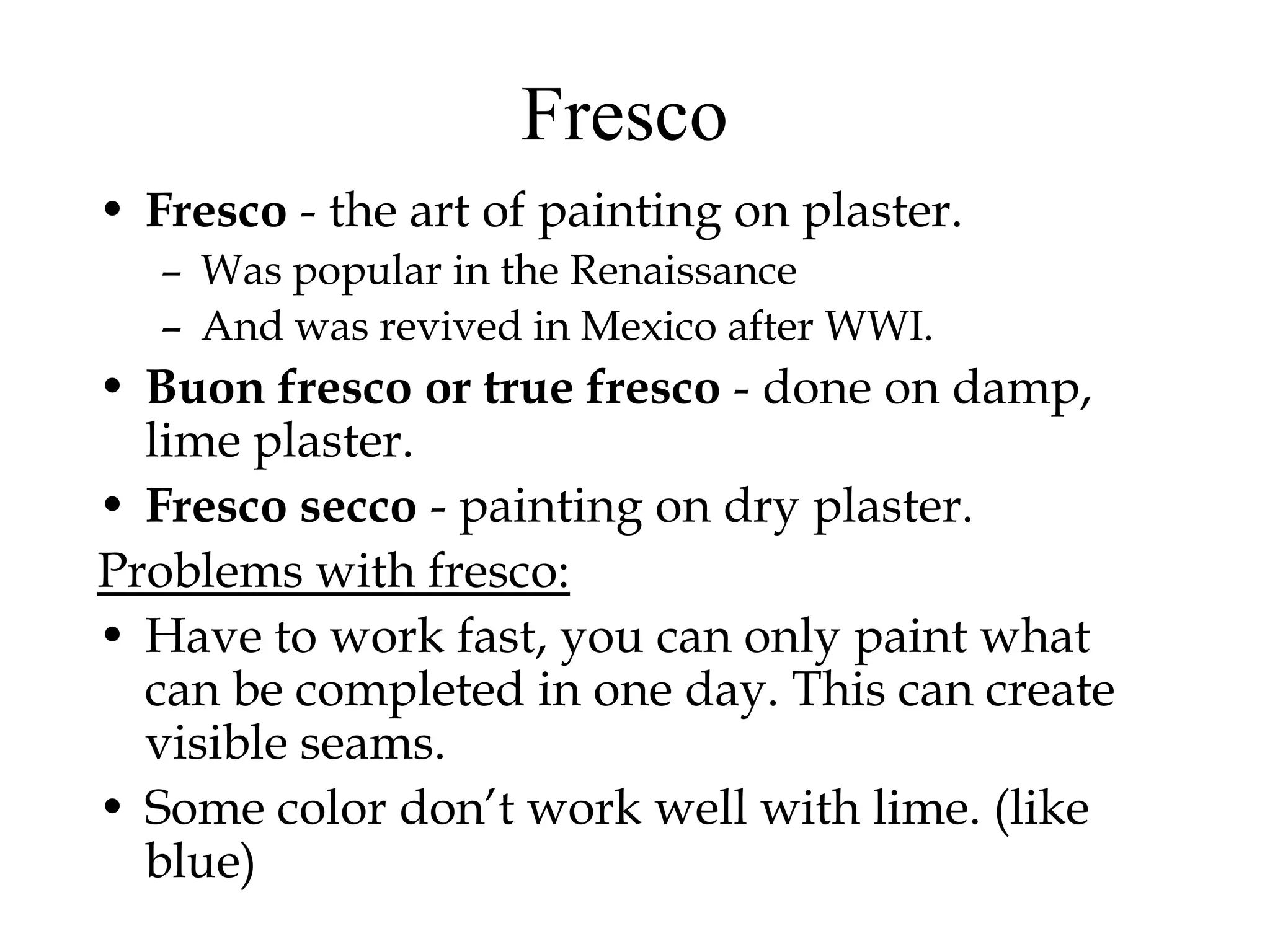 Two-Dimensional Fine Art Media | PPTX