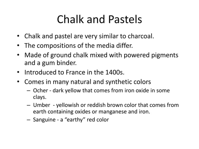 Two-Dimensional Fine Art Media | PPTX | Drawing and Sketching | Arts ...