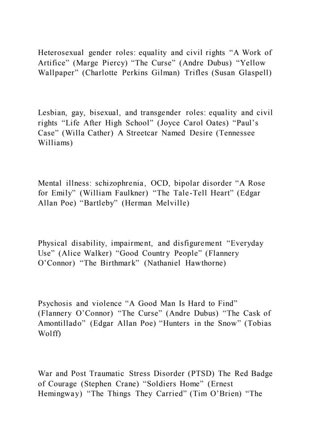 Module Two Course Theme Literary Analysis In Module Two, st | PDF ...