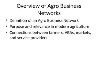 Module_Two_Detailed_Agro_Business_Network_Training.pptx
