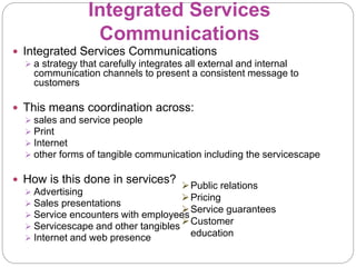 Integrated Services Marketing | PPTX