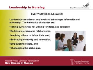 Module v leadership in nursing | PPT