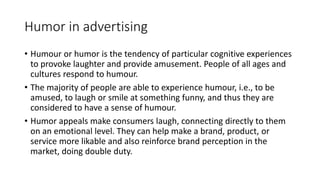 COPY WRITING - Various types of Advertising appeals and execution ...