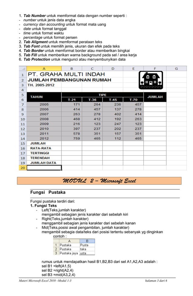 Handout Excel | PDF