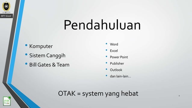 Modul Microsoft Excel | PPTX