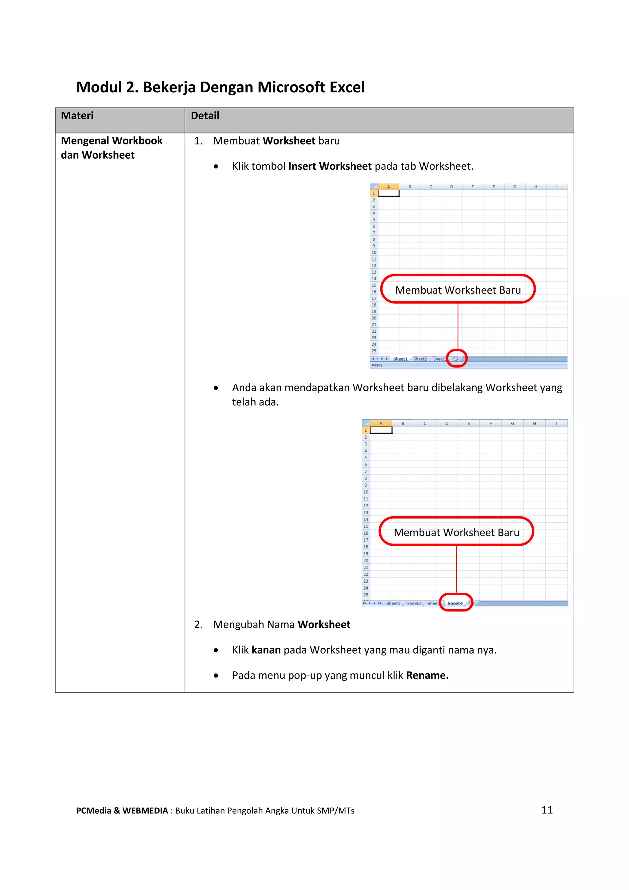 Modul excel 2007 | PDF