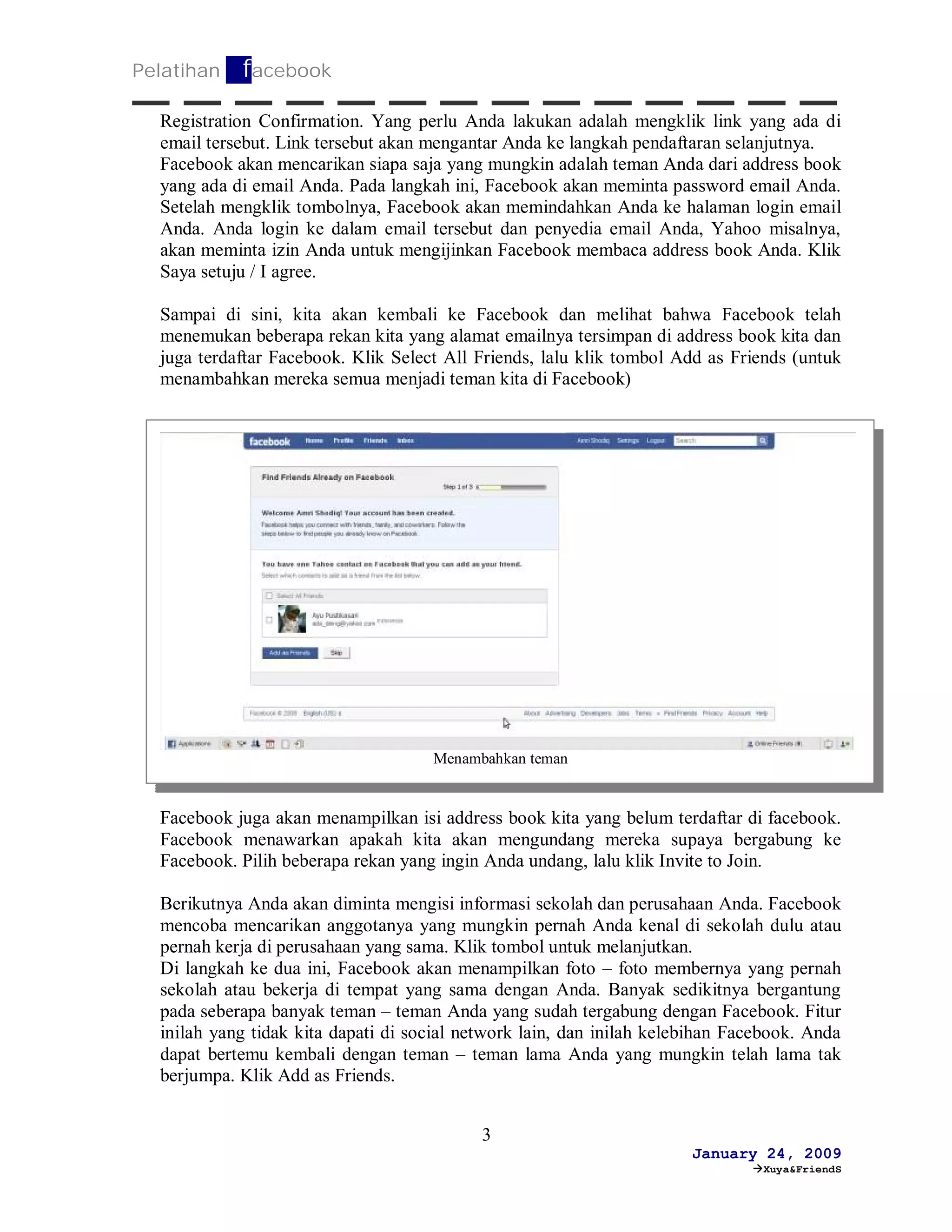 MODUL FACEBOOK | PDF