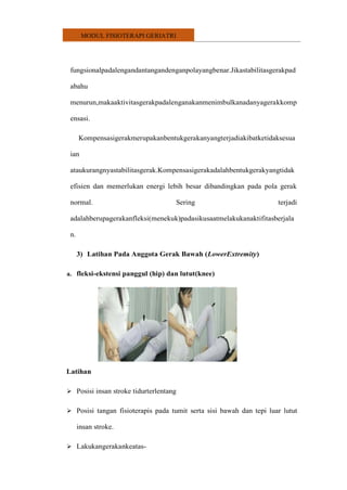 Modul fisioterapi geriatri modul fisioterapi geriatri program studi ...