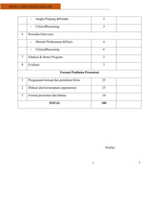 Modul fisioterapi geriatri modul fisioterapi geriatri program studi ...