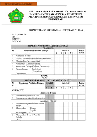 Modul fisioterapi geriatri modul fisioterapi geriatri program studi pendidikan profesi ...