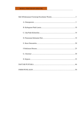 Modul fisioterapi geriatri modul fisioterapi geriatri program studi ...