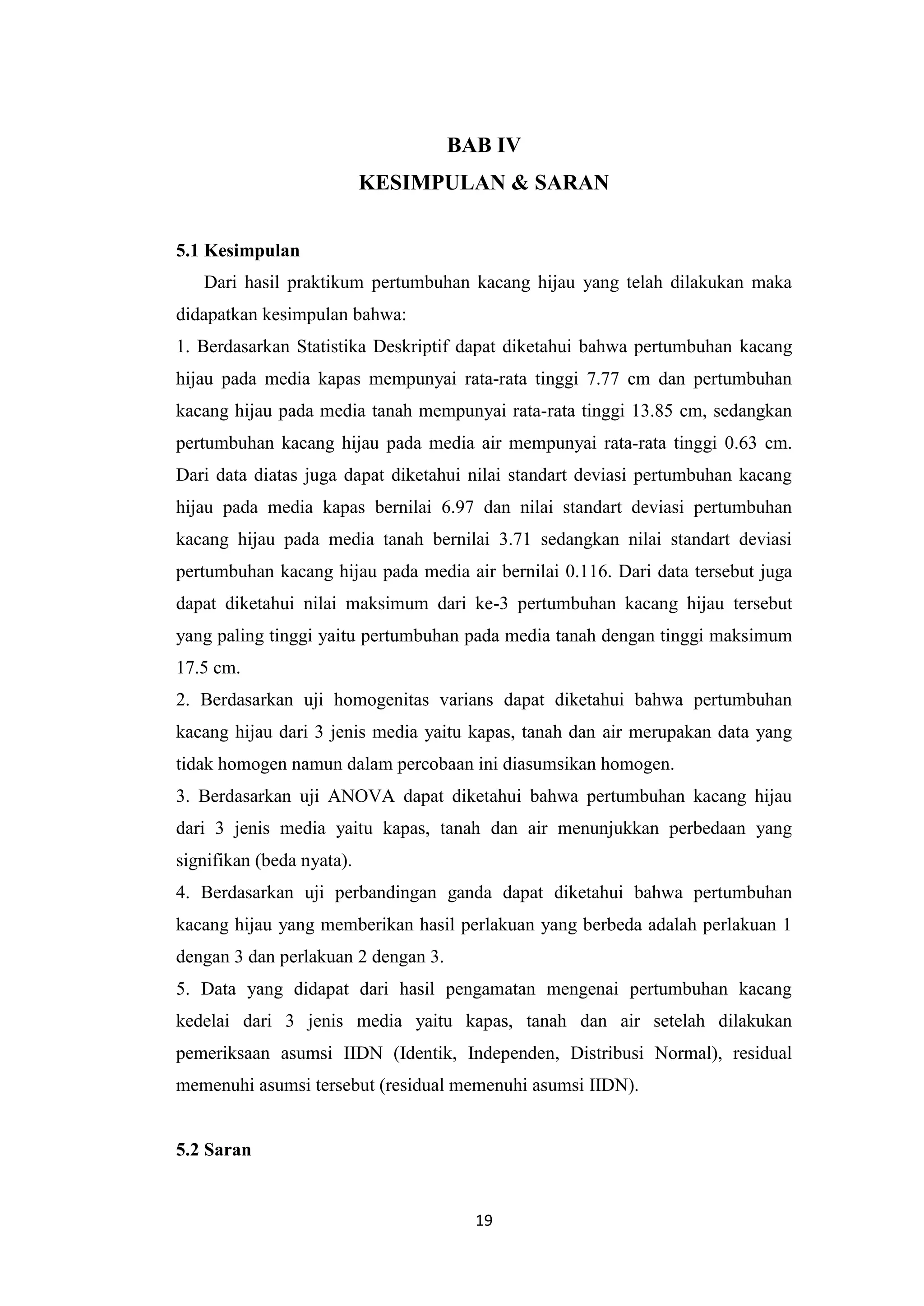 RAL (Rancangan Acak Lengkap) | PDF