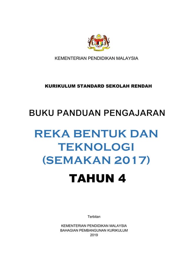 Buku Panduan Pengajaran RBT Tahun 4 Semakan 2017 | PDF