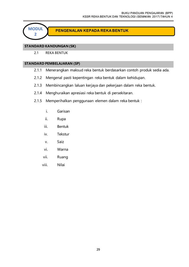Buku Panduan Pengajaran RBT Tahun 4 Semakan 2017 | PDF