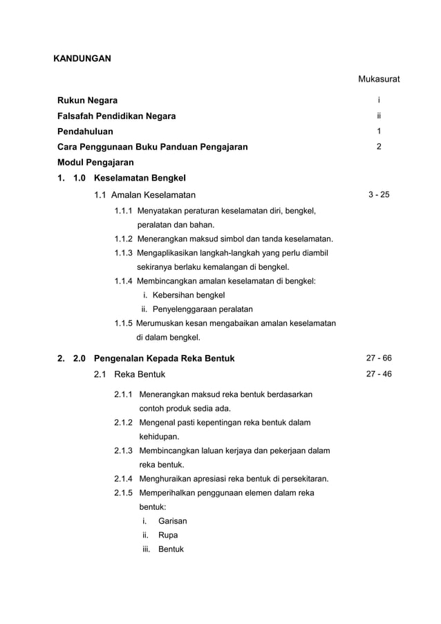 Buku Panduan Pengajaran RBT Tahun 4 Semakan 2017 | PDF