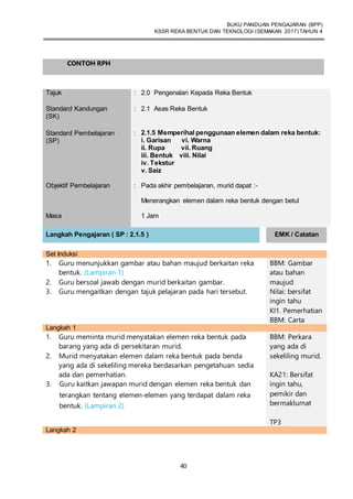 Buku Panduan Pengajaran RBT Tahun 4 Semakan 2017 | PDF