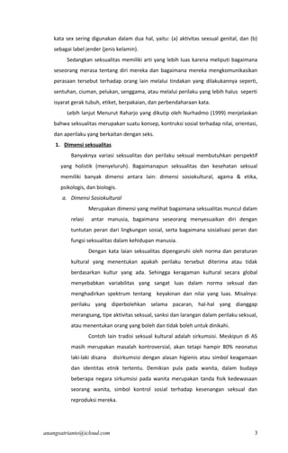 Modul gangguan seksualitas | DOC